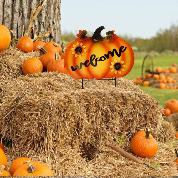 Metal Pumpkins - Etsy