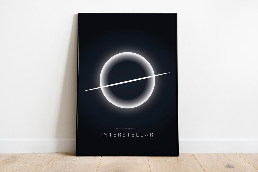 Interstellar Poster, Digital Download, Minimalist Poster, Interstellar ...