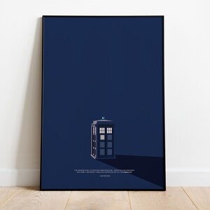 Doctor Who Poster, Digital Download, Minimalist Poster, Doctor Who ...