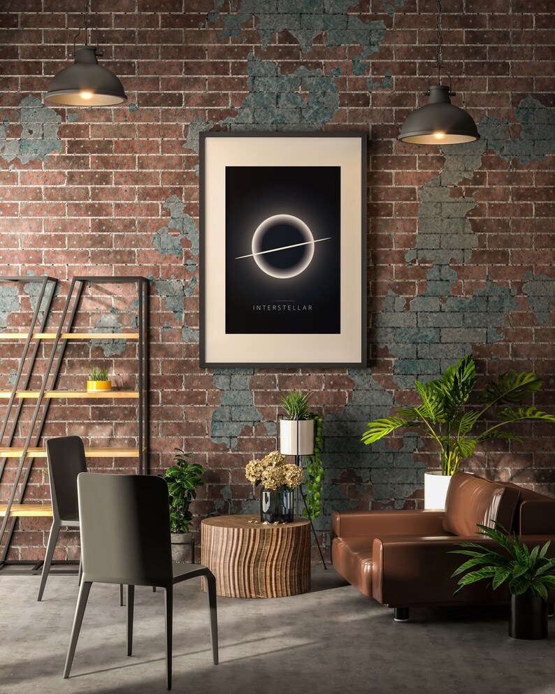 Interstellar Poster, Digital Download, Minimalist Poster, Interstellar ...