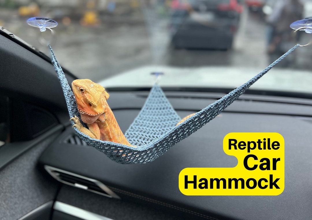 Reptile Car Hammock | Travel Hammock for Bearded Dragon and Leopard ...