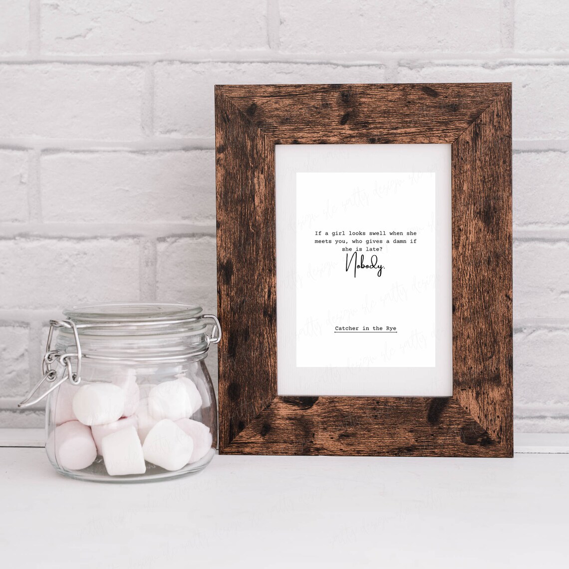 Catcher in the Rye PRINTABLE, INSTANT DOWNLOAD, Bathroom or Bedroom ...