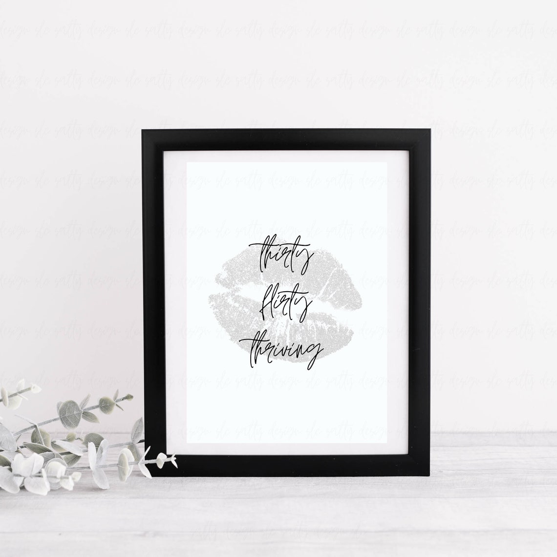 30th Birthday PRINTABLE, Dirty Thirty Party Sign, 30th Birthday Ideas ...