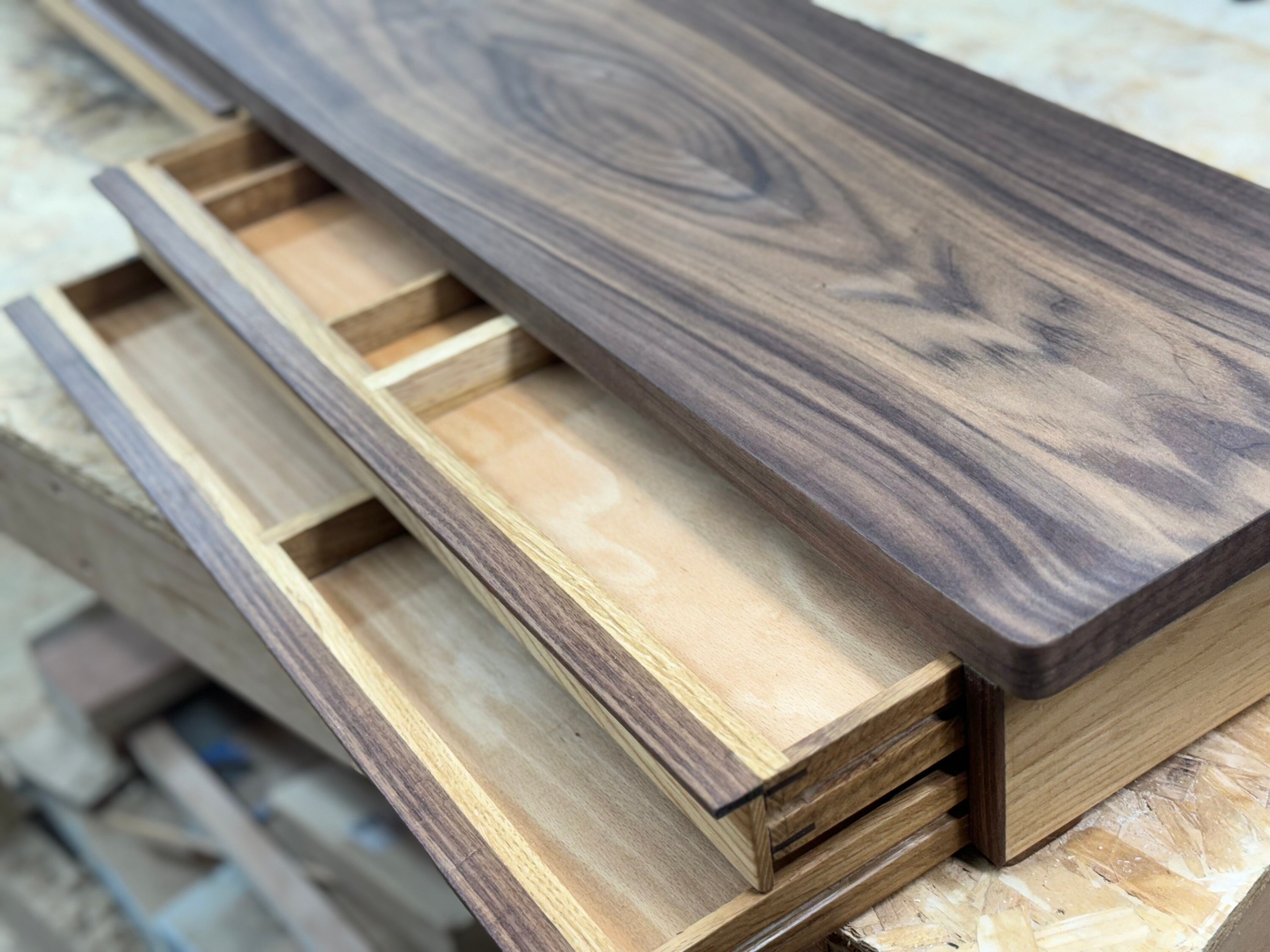 Handcrafted Walnut and Maple and Oak Wooden Monitor Stand - Etsy UK