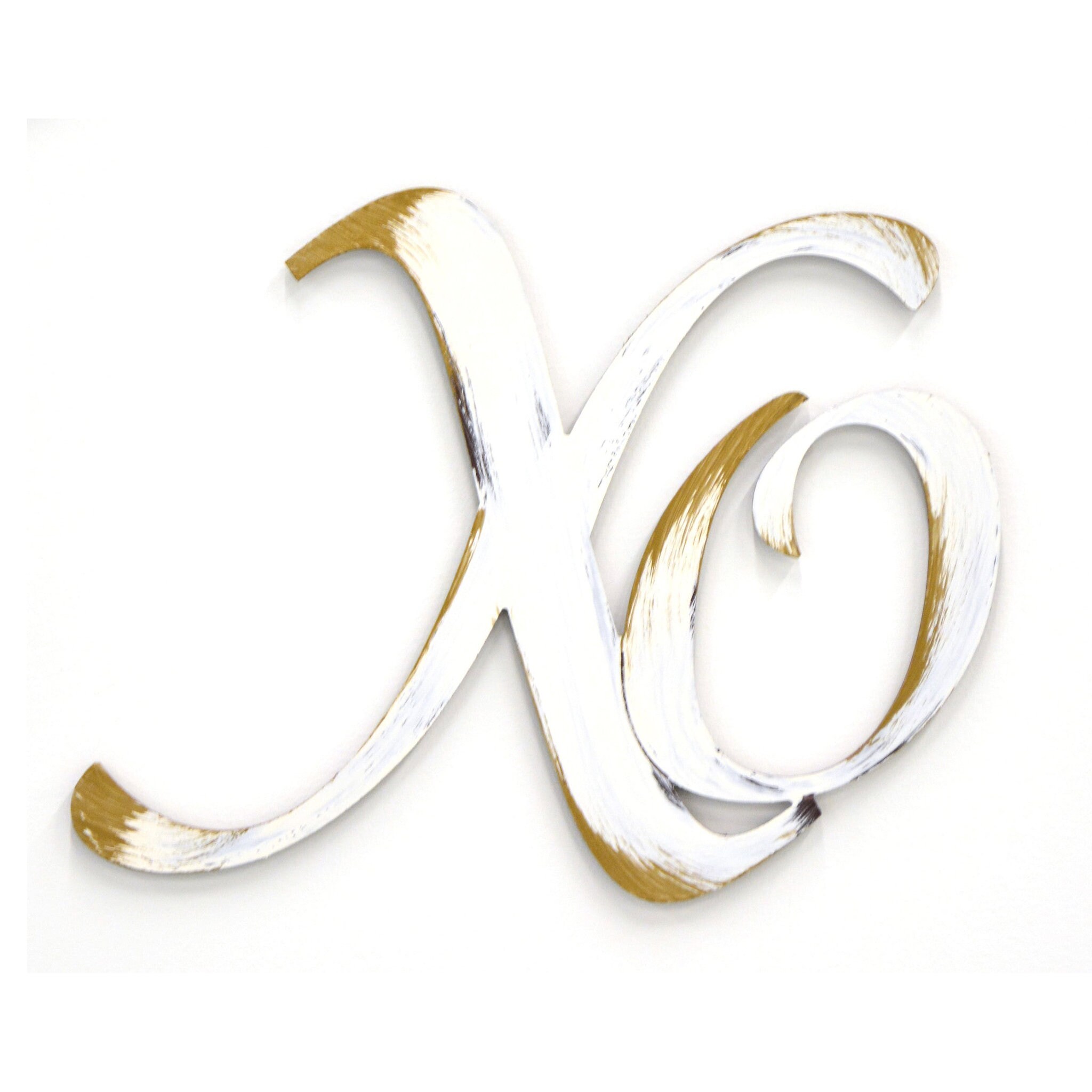 Cursive Xo Sign Hand Painted PVC Plastic Letters 3D Wall Decor - Etsy