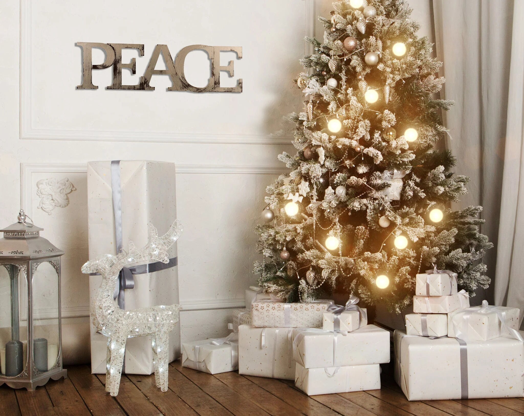 Peace Word Sign Hand Painted Word Art - Etsy