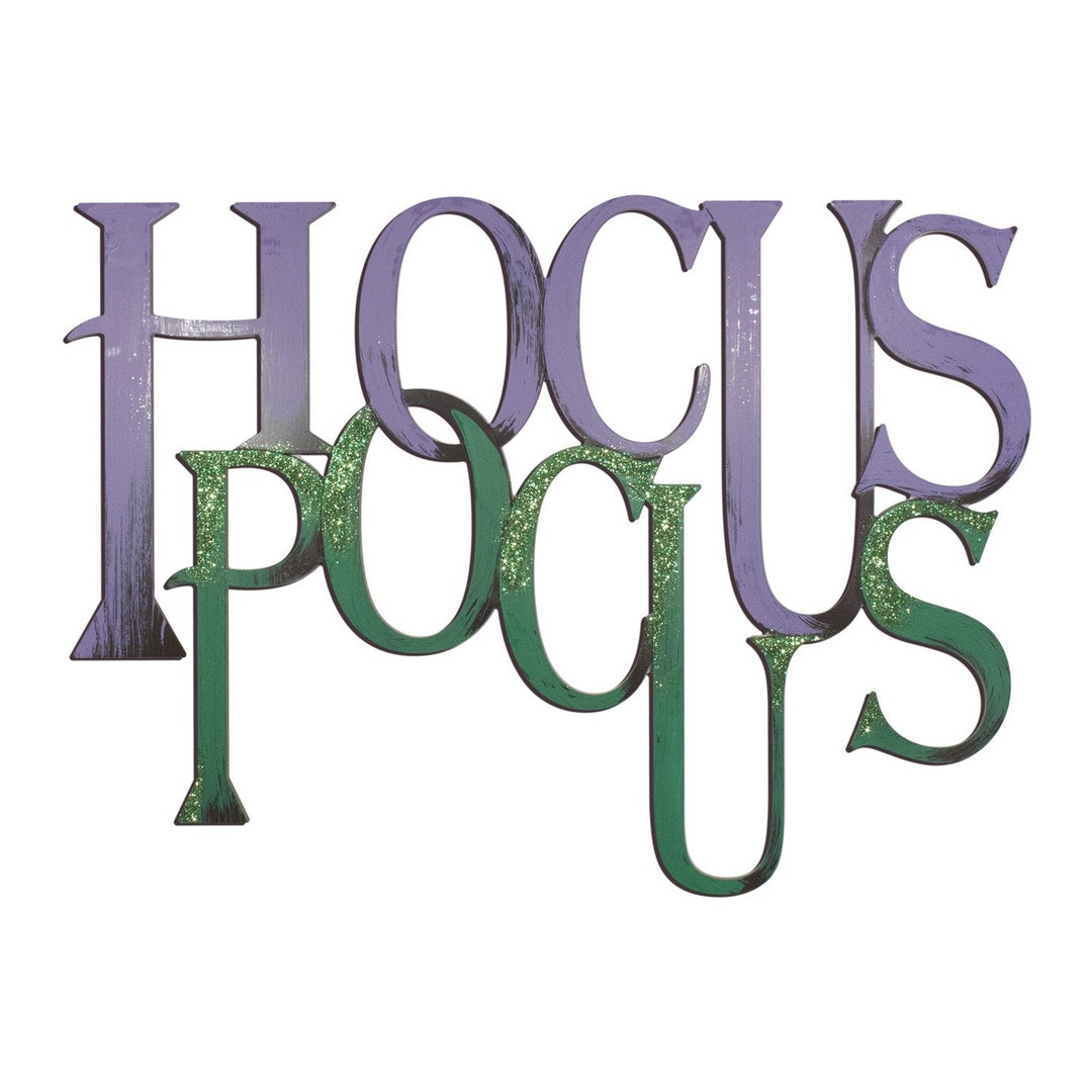 Hand Painted Hocus Pocus Wall Decor, Halloween Art Wall Hanging Home ...