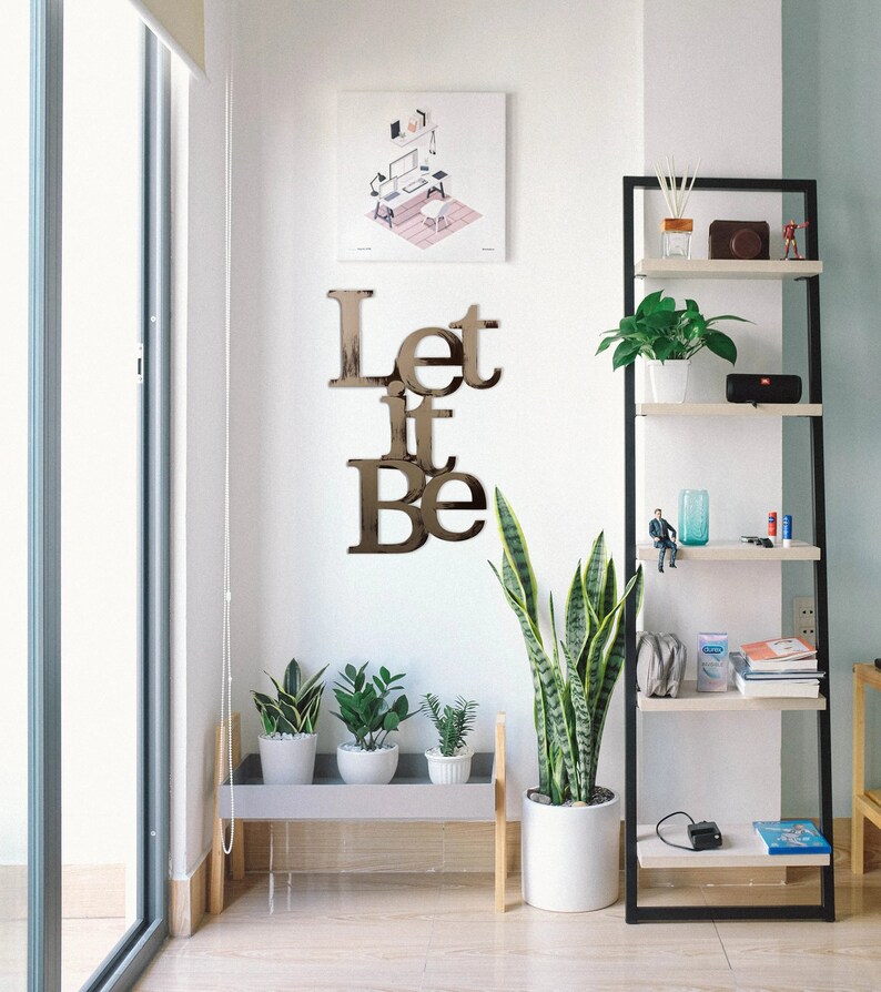Let It Be Sign, Let It Be Wall Decor, Let It Be Wall Hanging, Let It Be ...