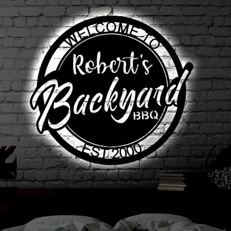 Light Bbq Sign - Etsy