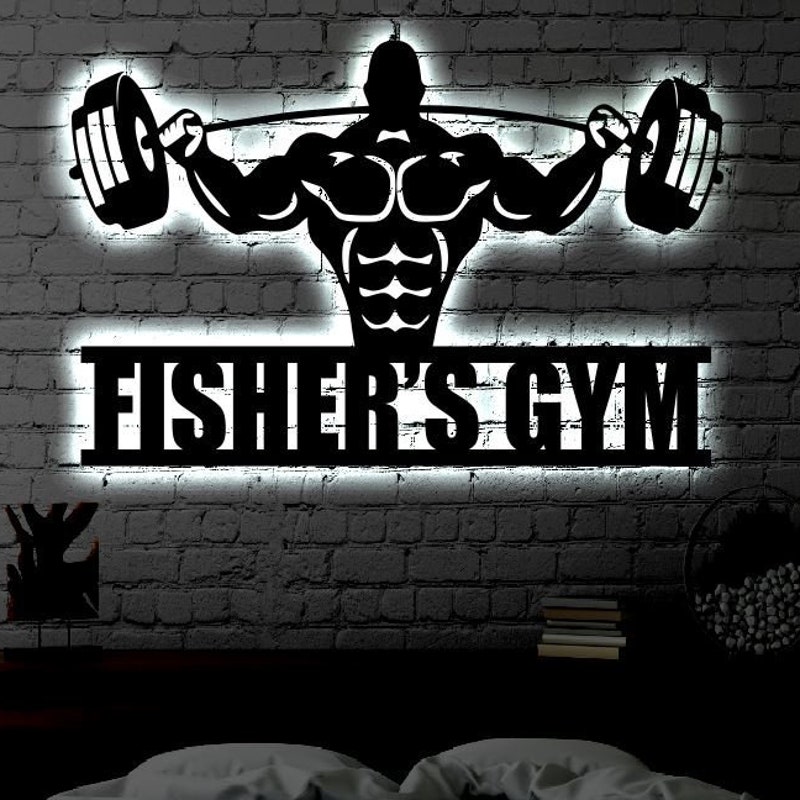 Led Custom Gym Signs - Etsy
