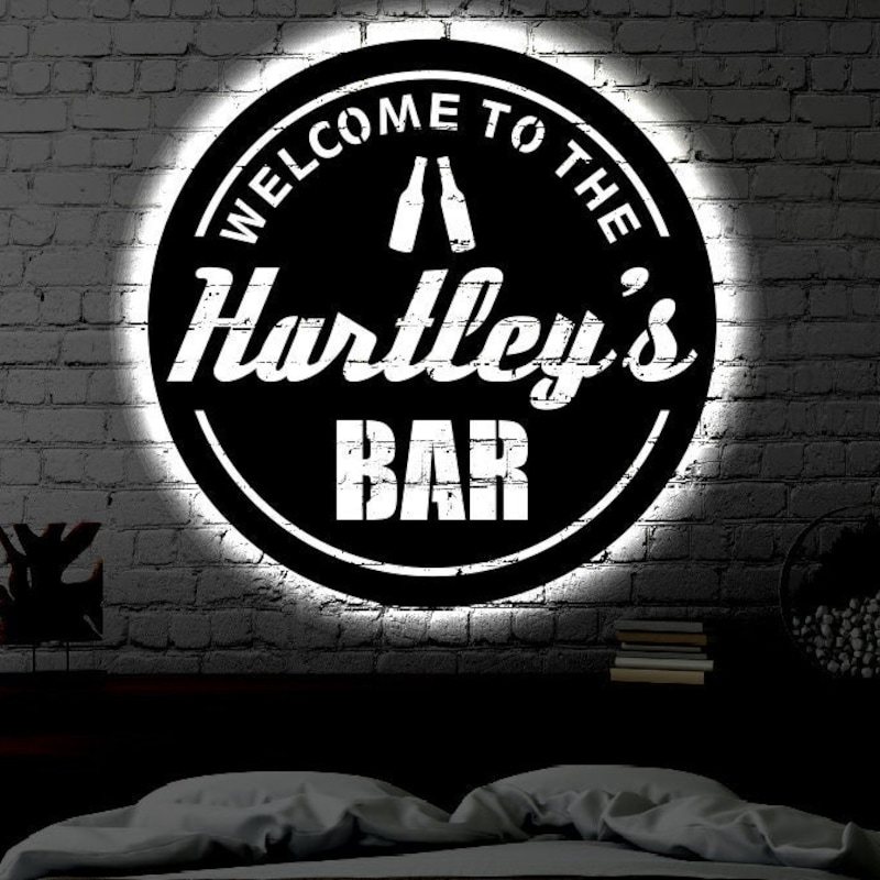 Custom Bar Sign - Etsy