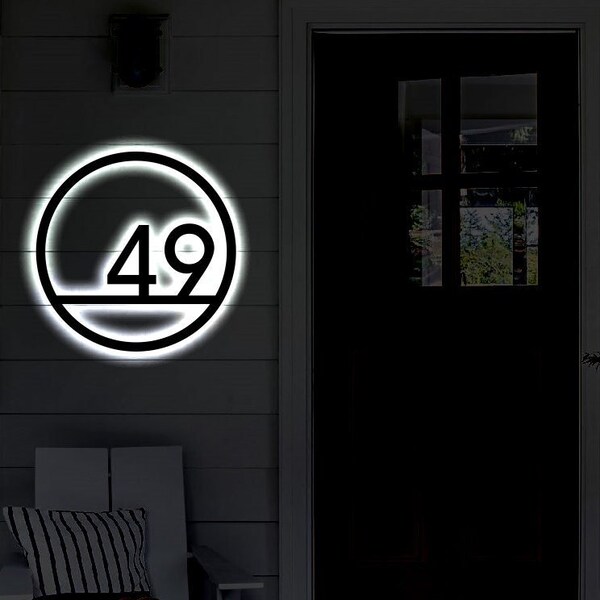 Led House Numbers - Etsy