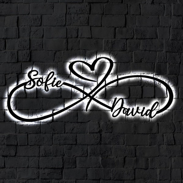 Infinity Name Sign - Etsy