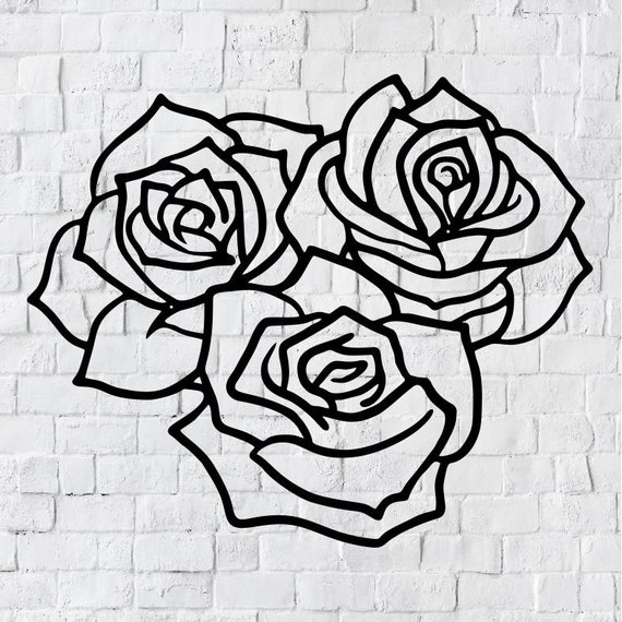 Three Roses Drawing