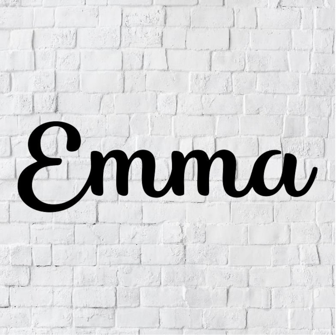 Personalized Name LED Metal Art Sign / Light up Nursery Name Metal Sign ...