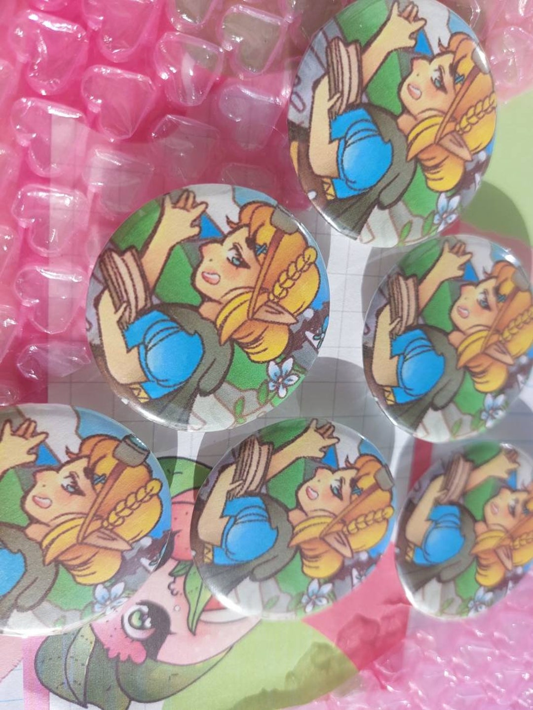 The Legend of Zelda Button Zelda Loz Breath of the Wild Tears - Etsy