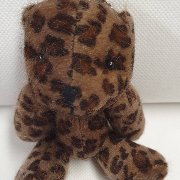 Leopard Print Teddy Bear - Etsy