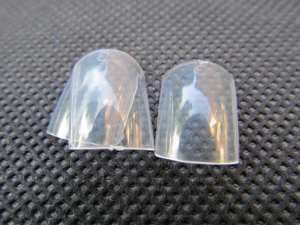 500x Clear Toe Nails Full Cover False Nails 10 Different | Etsy