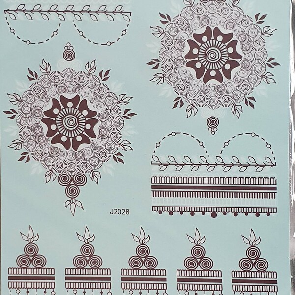 Henna Design Sheet - Etsy