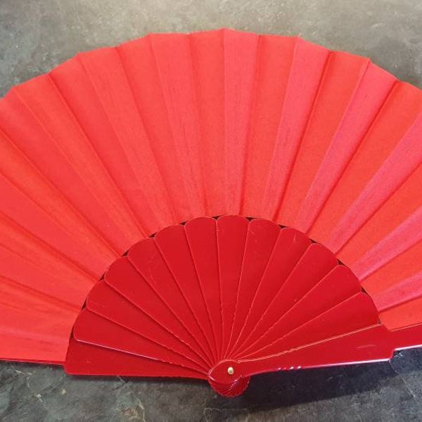 Red Fan - Etsy