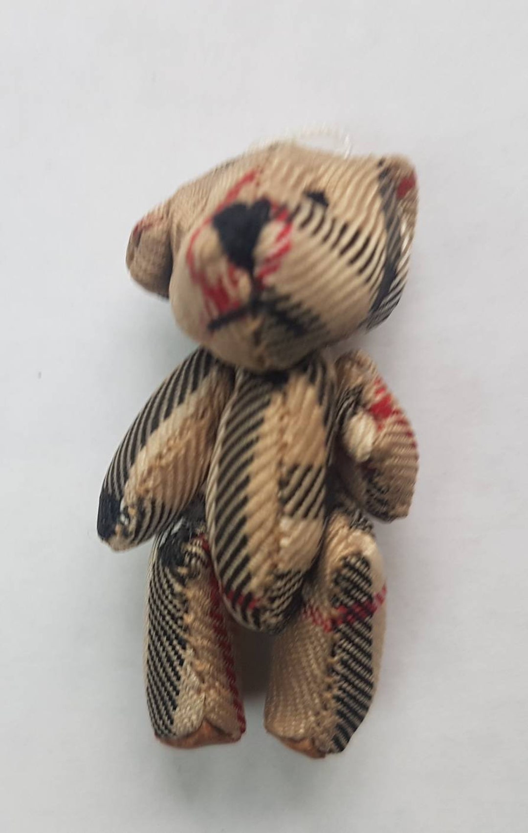 1:12th Scale Tiny Miniature Jointed Teddy Bear for Rats Craft Brown ...