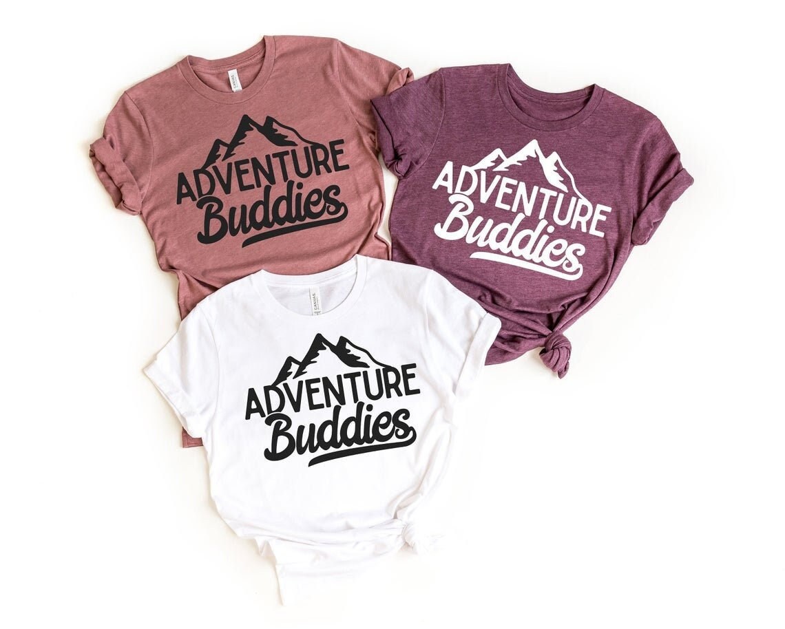 Adventure Buddies, Camping, Adventure Shirt, Hiking Shirt, Camp, Travel ...