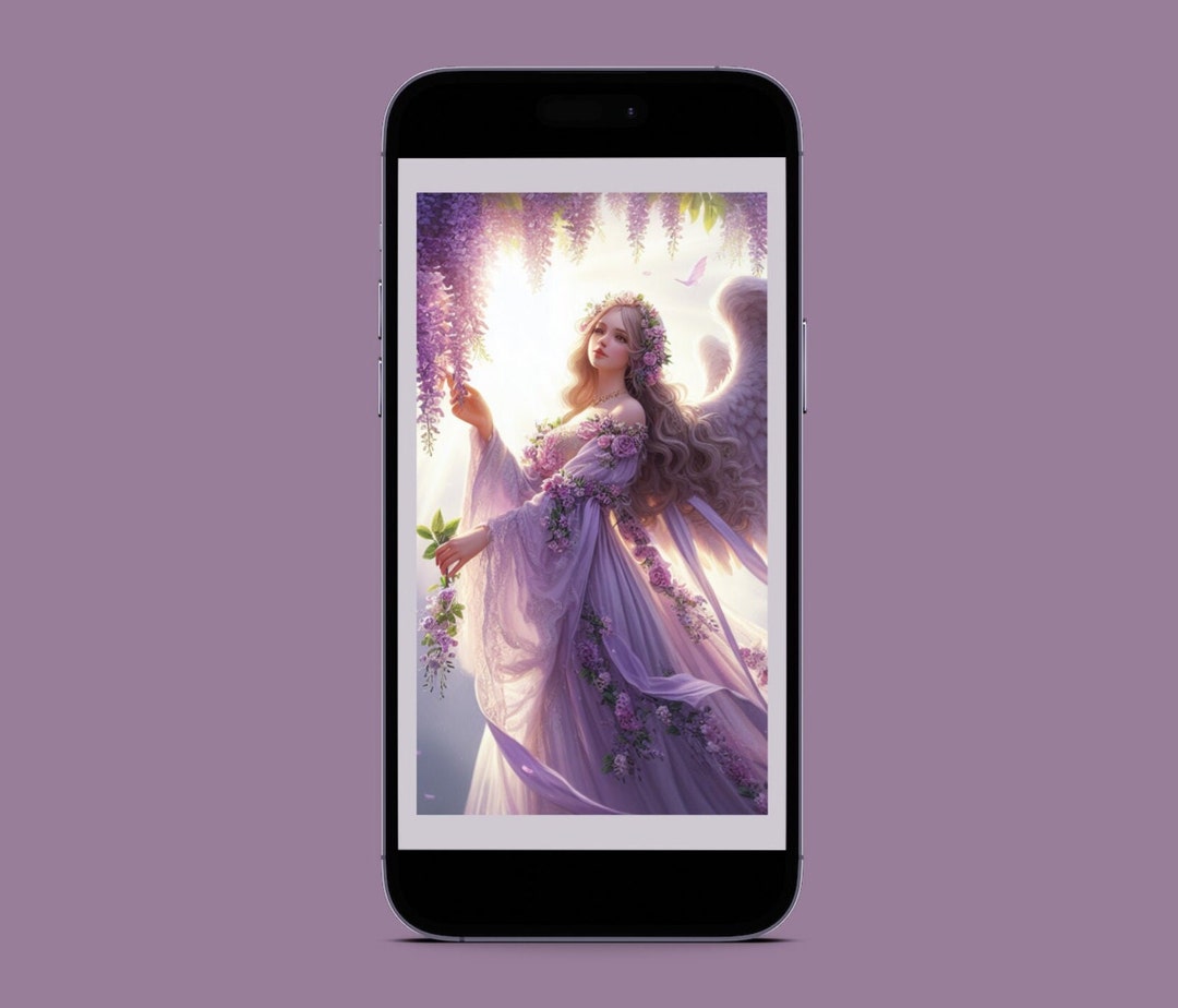 Angel iPhone Wallpaper | Digital Download | Aesthetic Phone Background ...