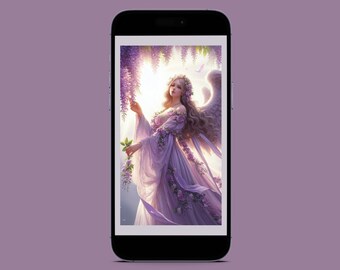 Angel Phone Wallpaper Digital Download Aesthetic Phone Background ...