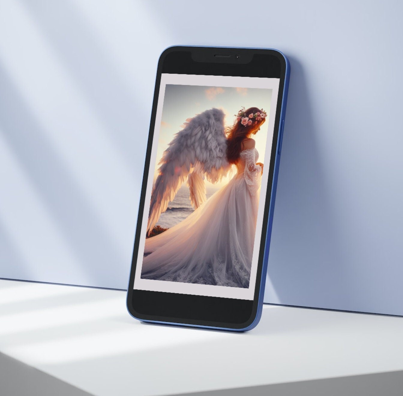 Angel iPhone Wallpaper Digital Download Aesthetic Phone Background ...