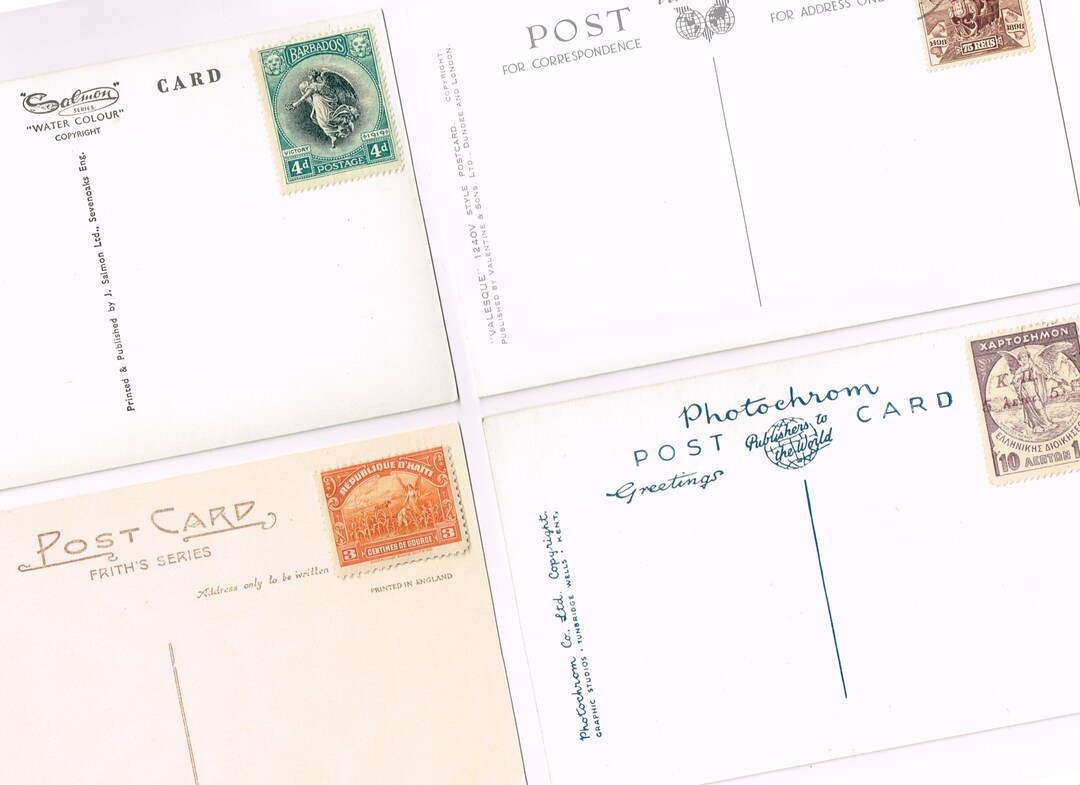 Printable Angel Postage Stamps ~ Vintage 1899-1944 Postcards (8 Plus ...