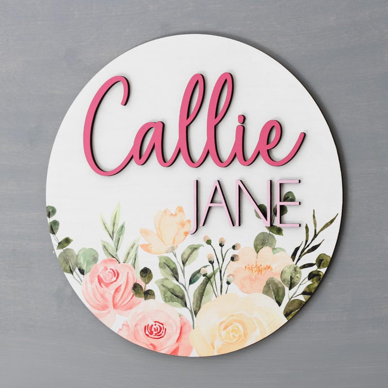 Nursery Signs Watercolor - Etsy