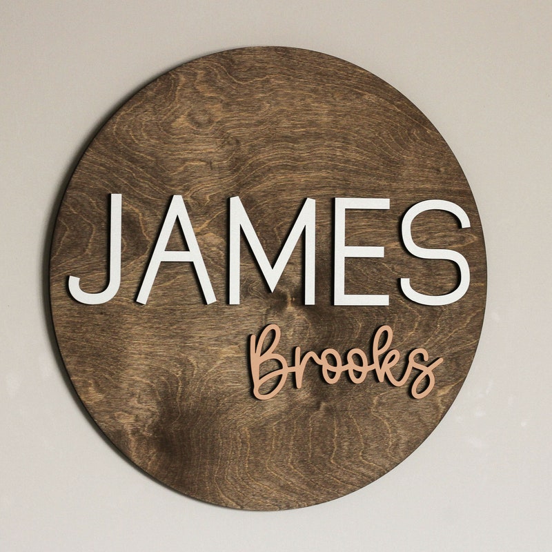 Hanging Name Sign - Etsy