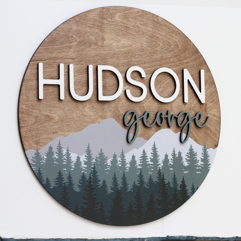Woodland Sign - Etsy