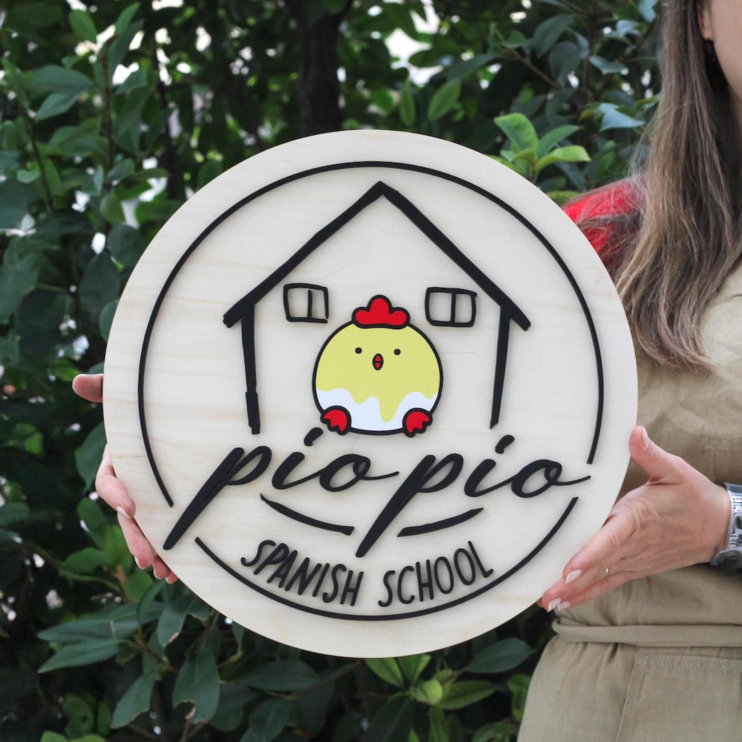 Small Business Sign, 3D Wooden Logo Sign, Custom Your Logo Sign, Store ...