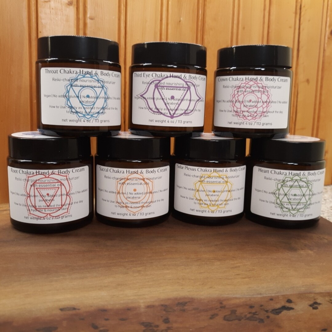 All-natural Aromatherapy Chakra Body Cream - Etsy