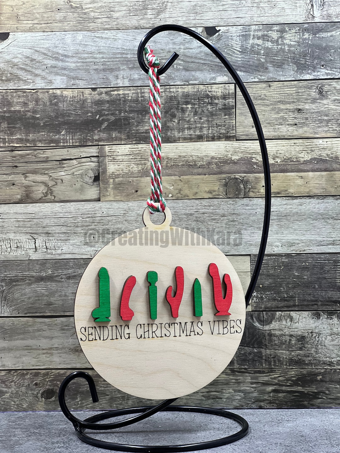 Inappropriate Gifts, Christmas Vibes Ornament, Gag Gift, White Elephant ...