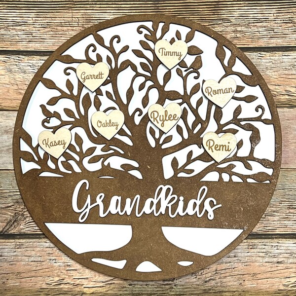 Wood Family Tree - Etsy