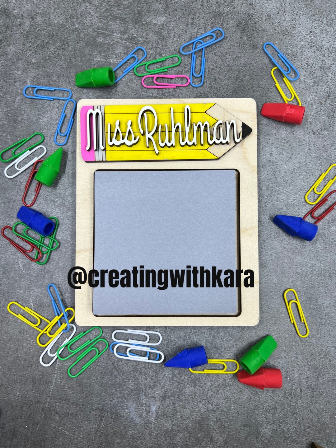 Personalized Teacher Appreciation Gift, Teacher Sticky Note Gift ...