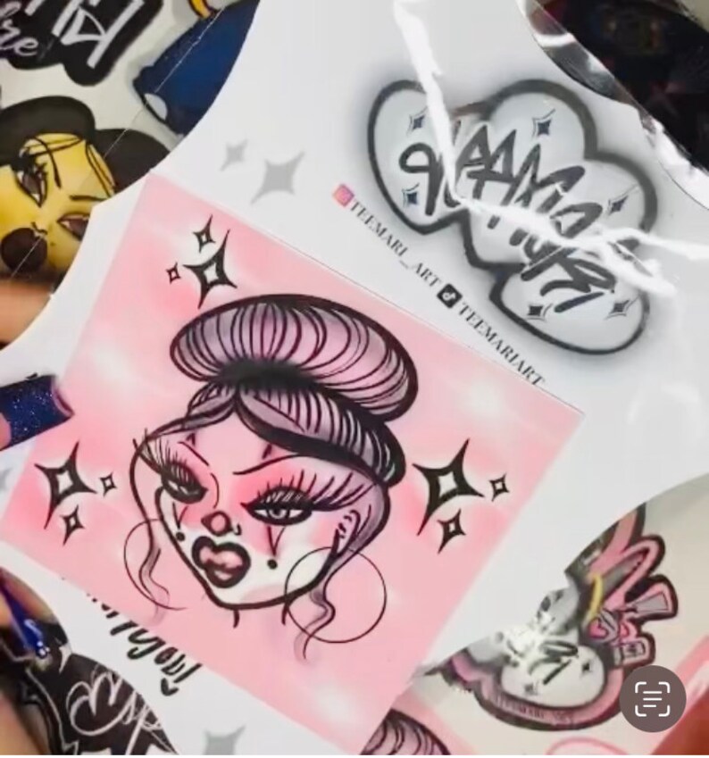 Pink Payasa Sticker Pack - Etsy