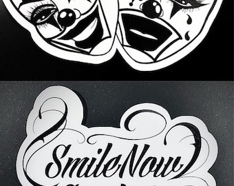 Smile Now Cry Later Sticker - Etsy