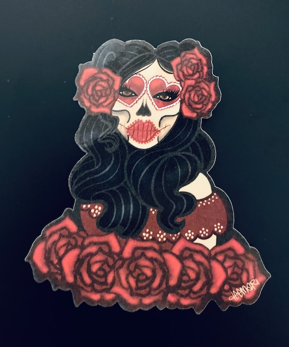 La Catrina Sticker by Teemari - Etsy