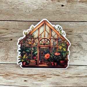 Greenhouse Sticker, Gardening Sticker, Botanical Stickers, Nature ...