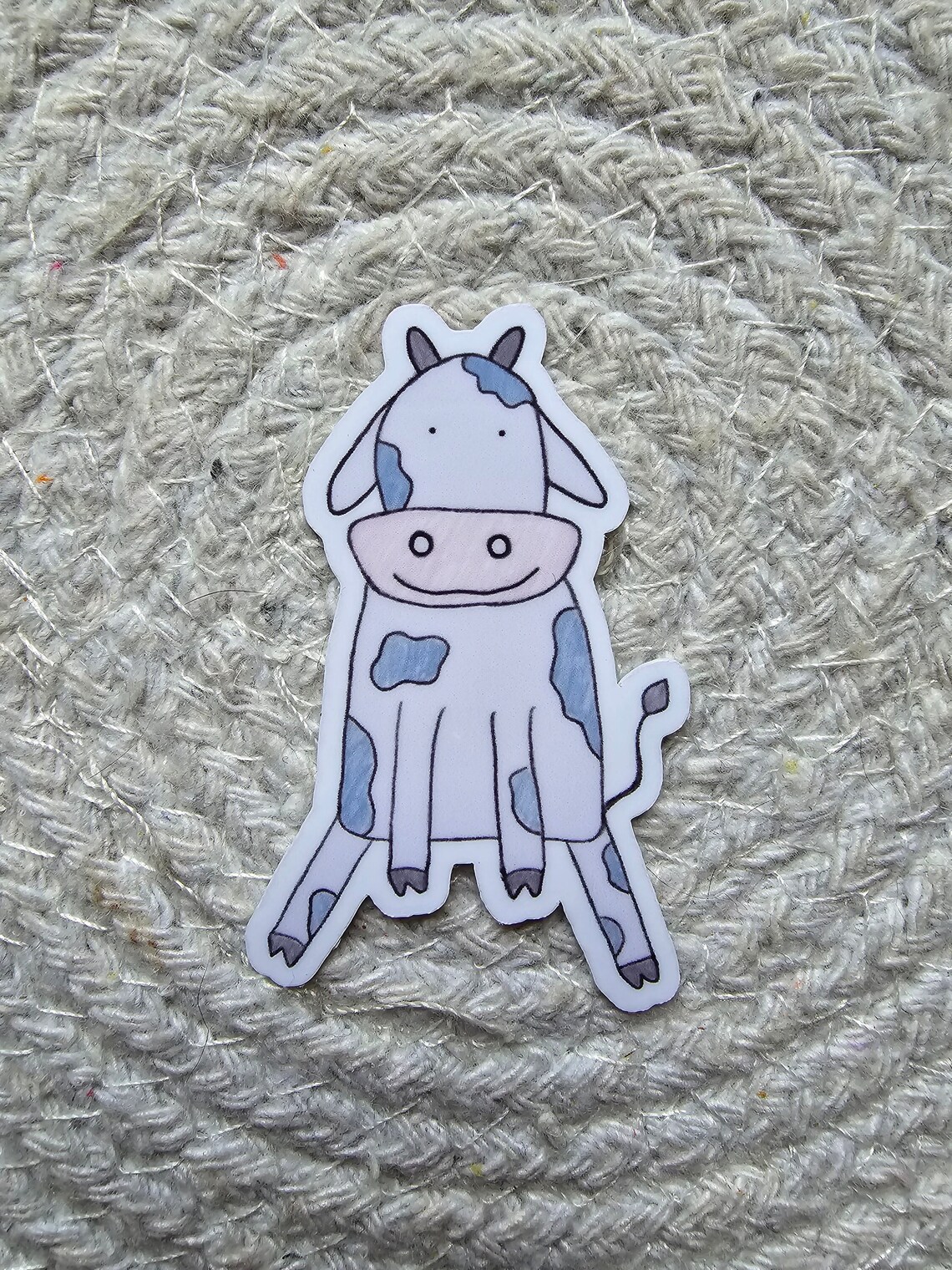 Cute Cow Stickers Cute Sticker Farm Animal Sticker Vinyl - Etsy