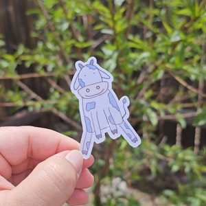 Cute Cow Stickers Cute Sticker Farm Animal Sticker Vinyl - Etsy