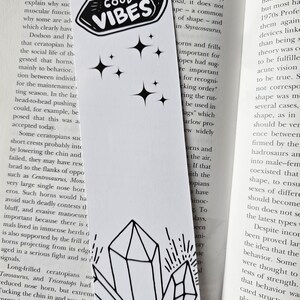 Good Vibes Bookmark, Simple Bookmark, Boho Bookmark for Women, Cute ...