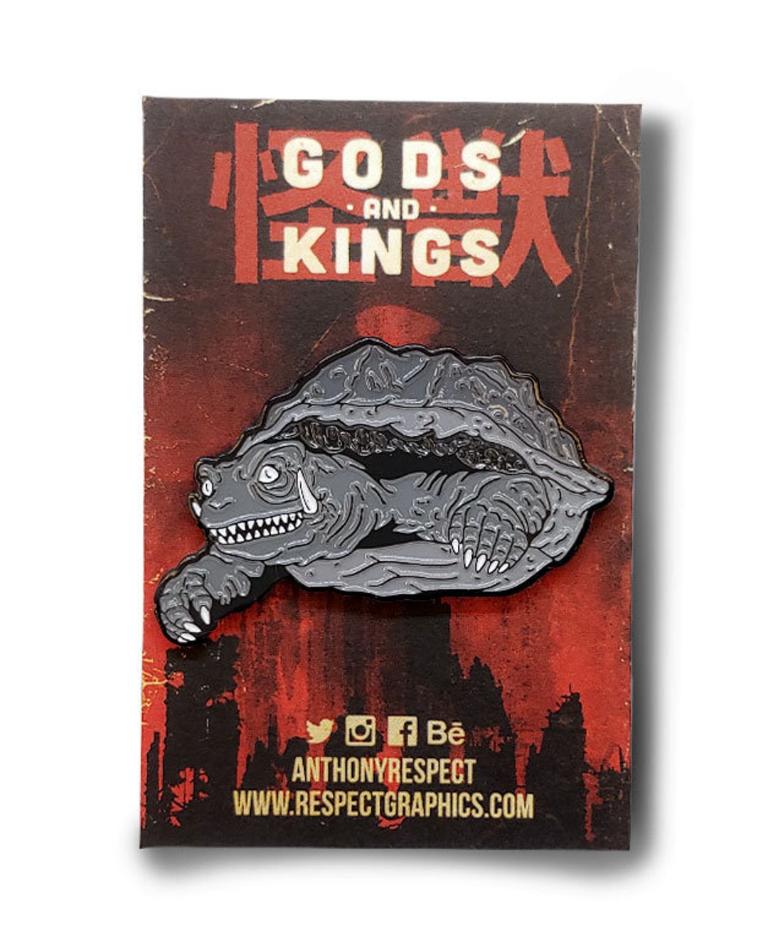 Kaiju Gods and Kings | Gamera '65 Classic Edition | Soft Enamel Pin by ...