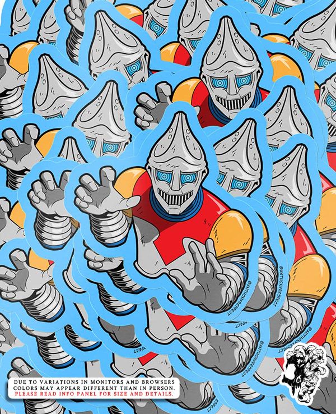 Jet Jaguar Glossy Vinyl Sticker, Water Bottle, Laptop, Phone Stickers ...