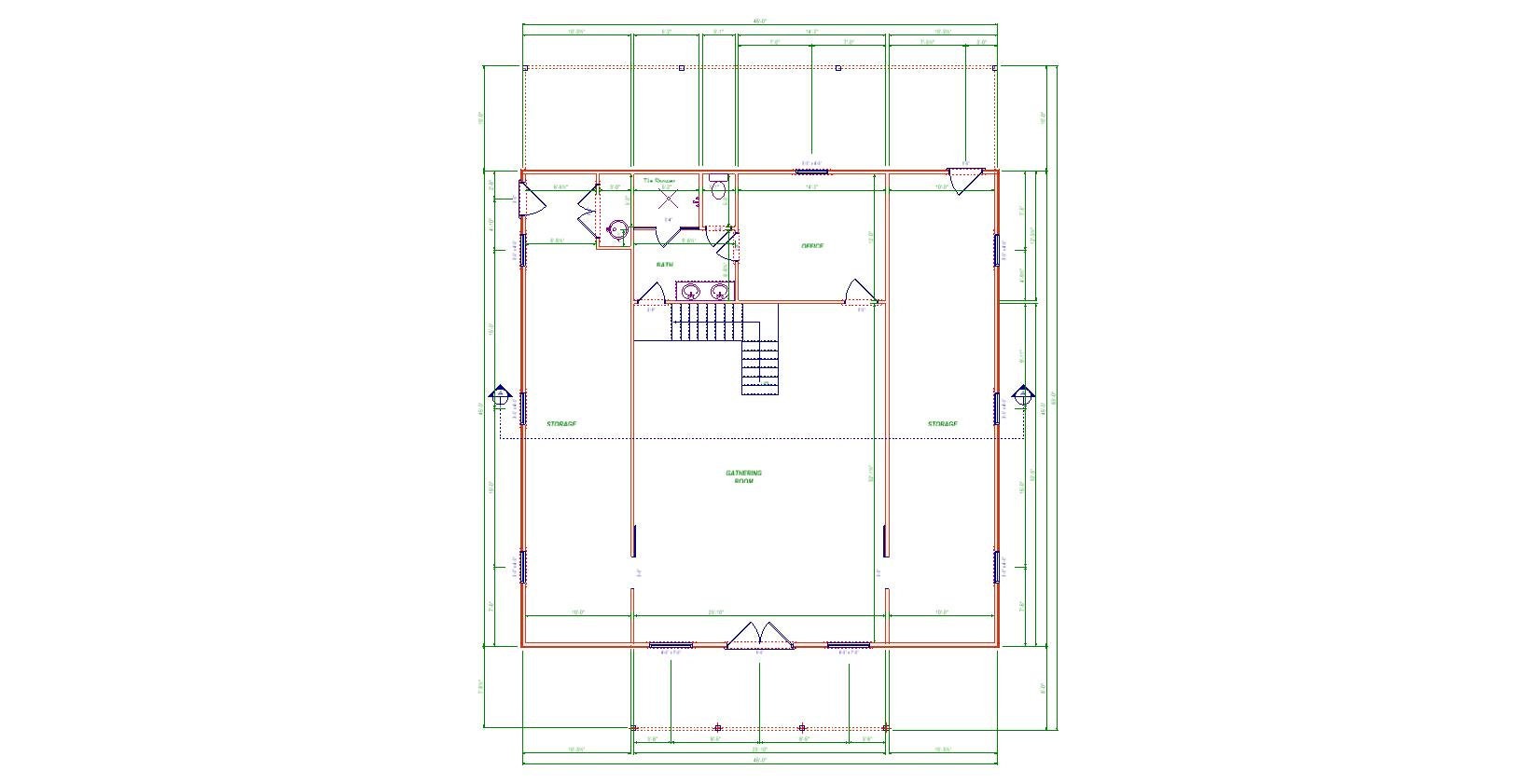 2 Story Barn Style Building/event Center - Etsy