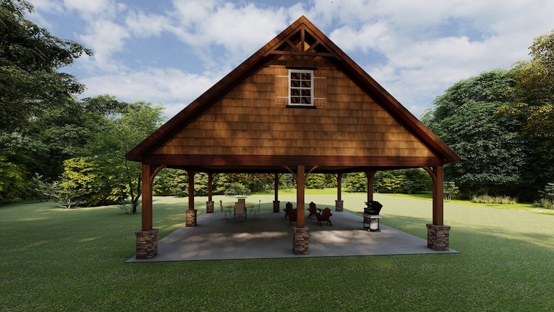 30 Foot X 30 Foot Pavilion-carport - Etsy