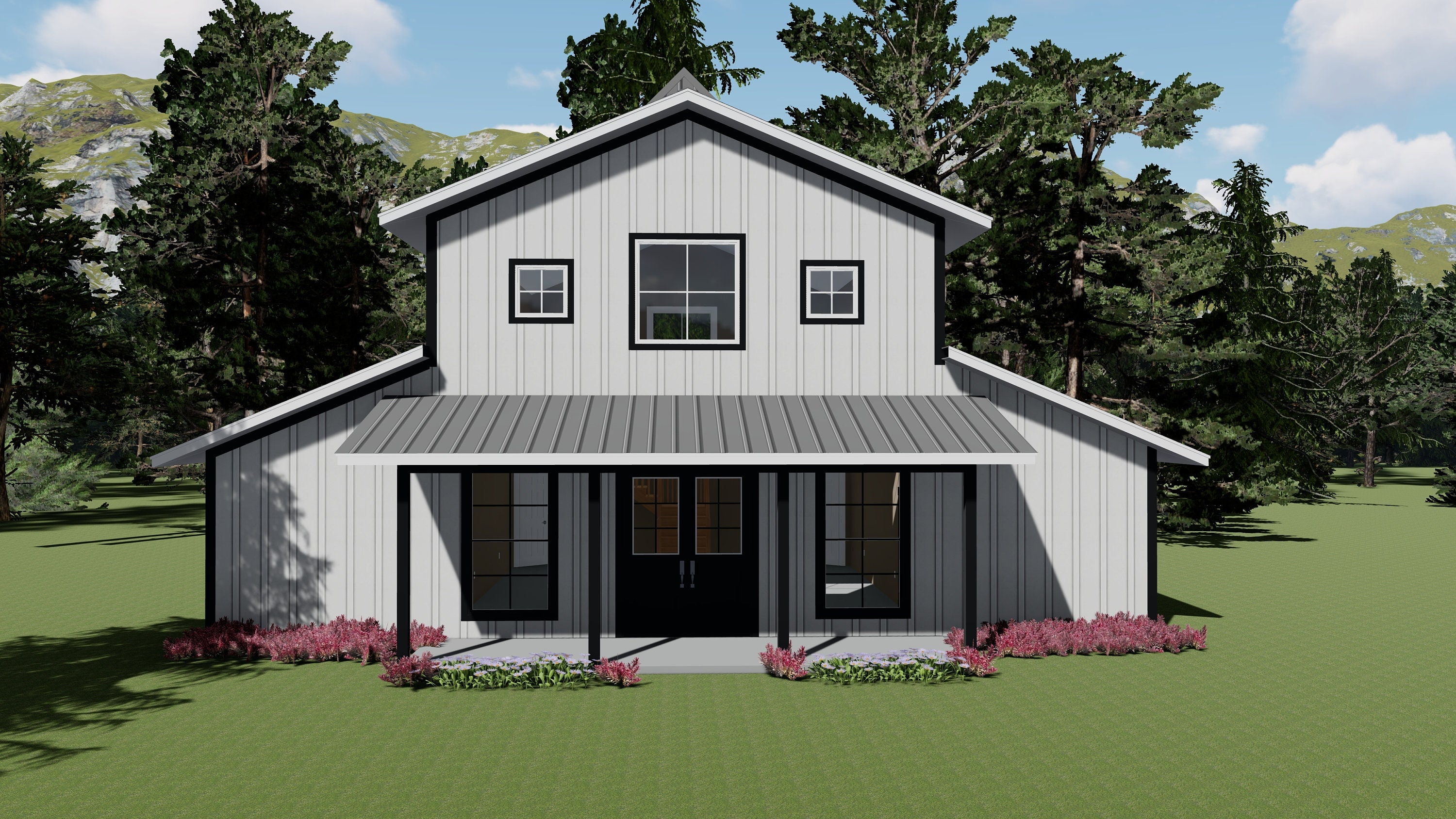 2 Story Barn Style Building/event Center - Etsy